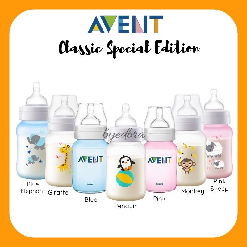 Philips Avent Classic Anti-Colic Bottle Special Edition 9oz Single Pack ...