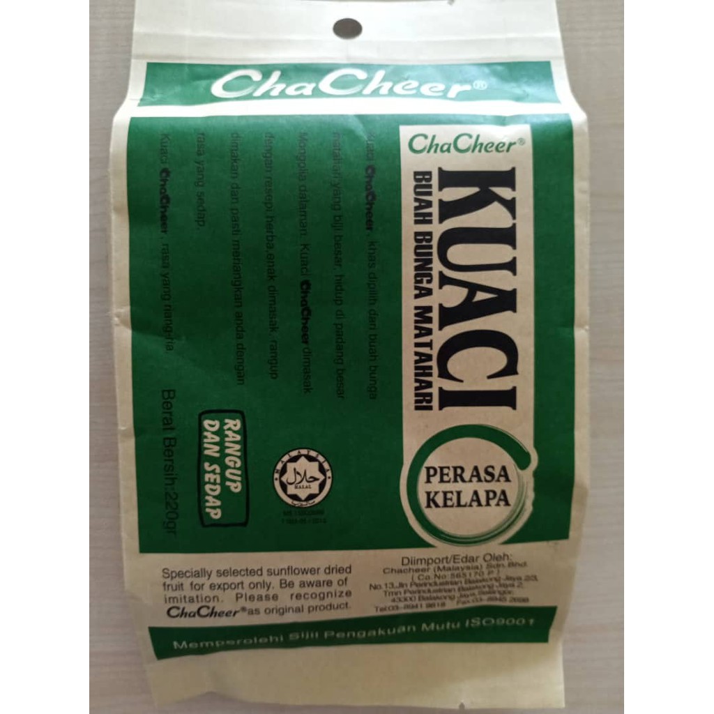 ChaCheer ChaCha kuaci wangi 葵花籽瓜子 | Shopee Malaysia