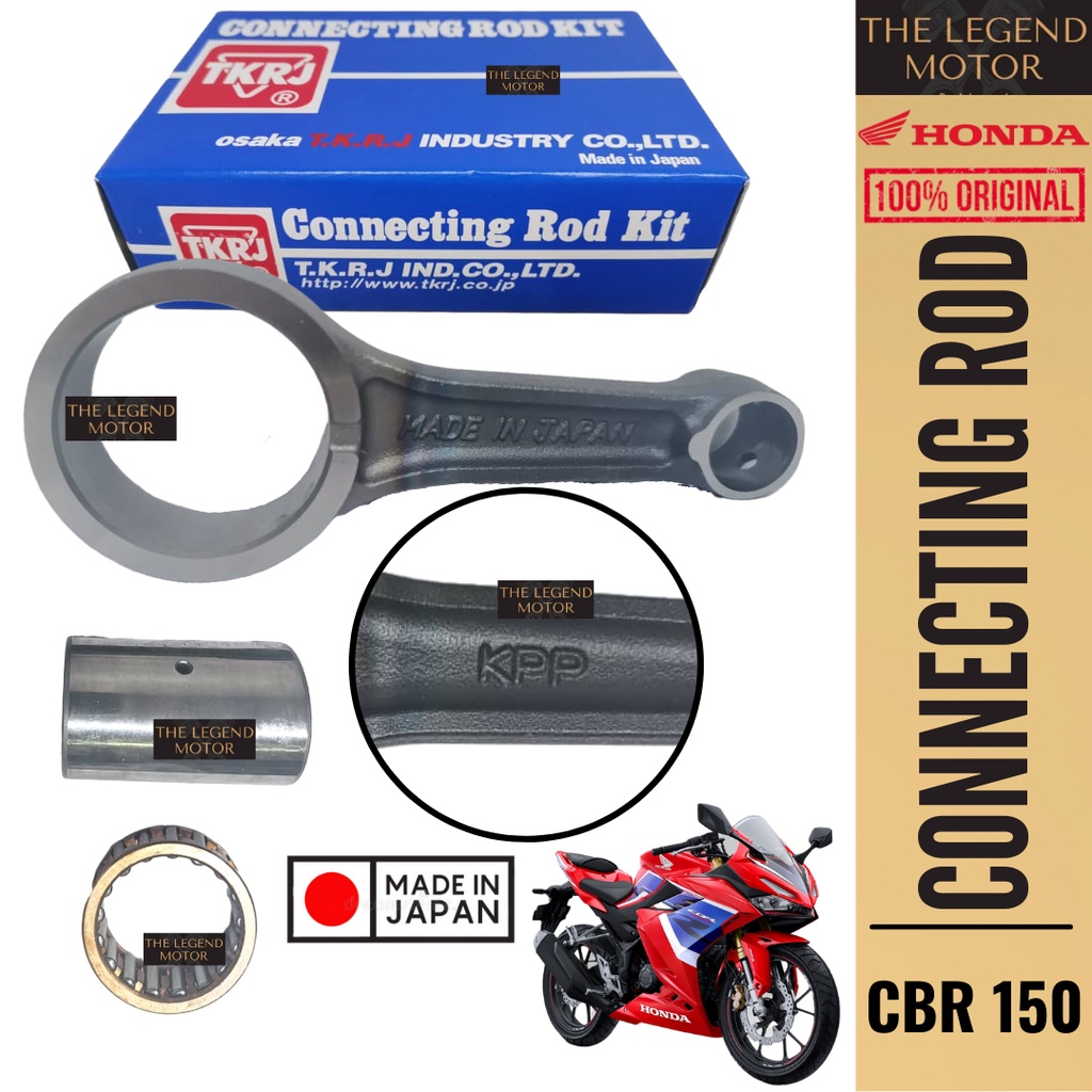 100% Original TKRJ Japan Connecting Rod CON ROD Honda EX5 Dream Wave 100 110 125 Class 110 ...