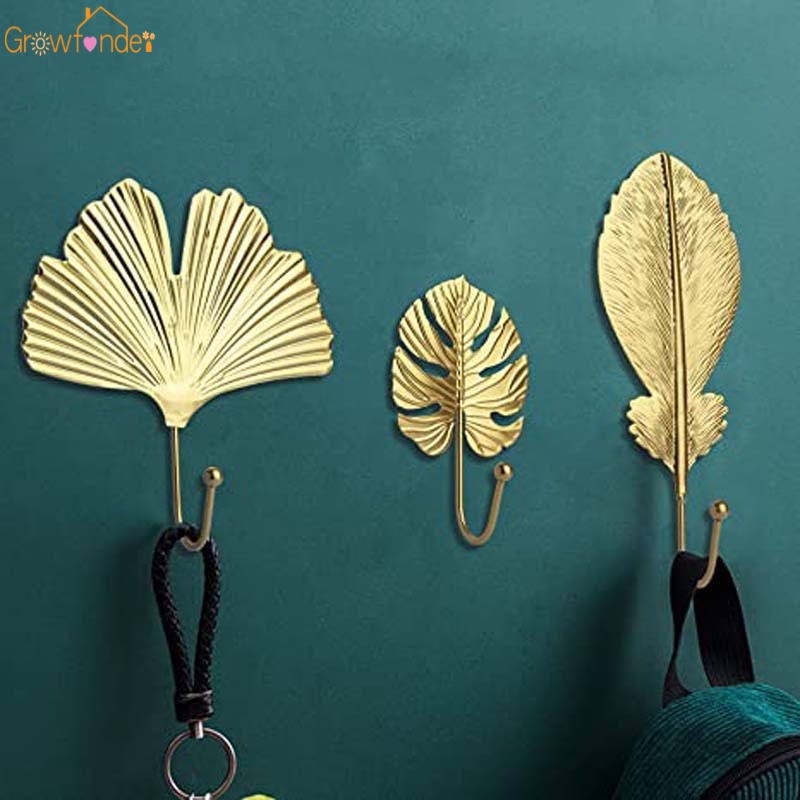 Creative Leaf Shape Key Metal Hook Coat Rack | Shopee Malaysia