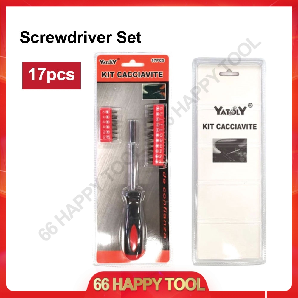 66 Happy Tool DIY High Quality Easy Use Screwdriver Set (17Pcs ...