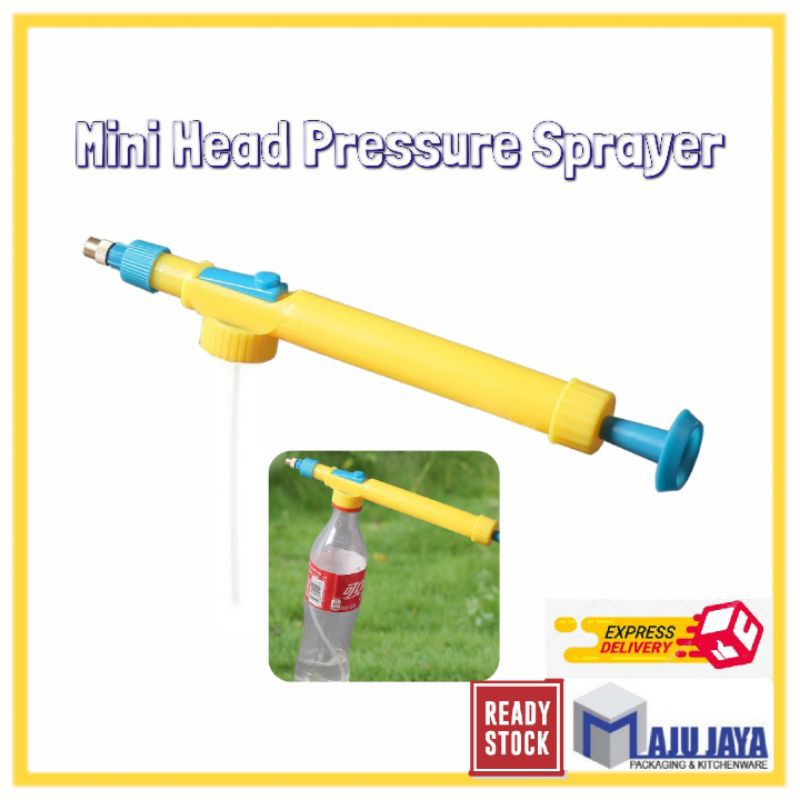 Mini Head Sprayer Pump Pressure Juice Bottles Water Tool Watering spray ...