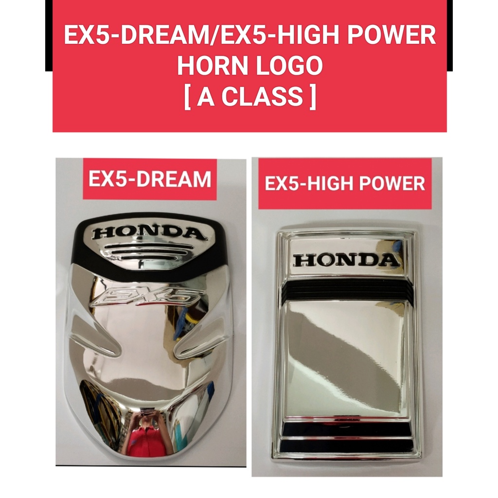 EX5 HIGH POWER/EX5 DREAM [ A CLASS ] HORN EMBLEM / HORN LOGO / LAMBANG ...