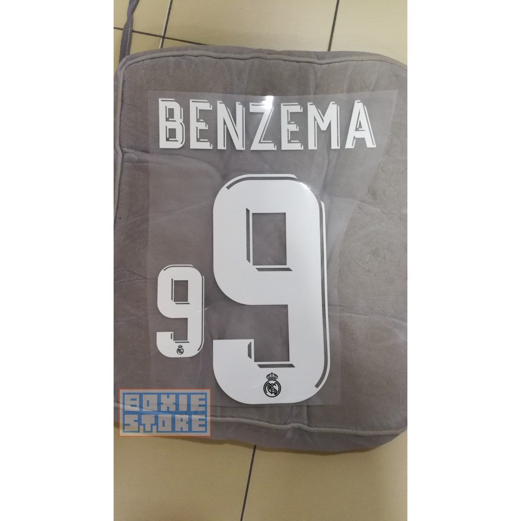 BENZEMA 9 Sticker - Real Madrid Away | Shopee Malaysia