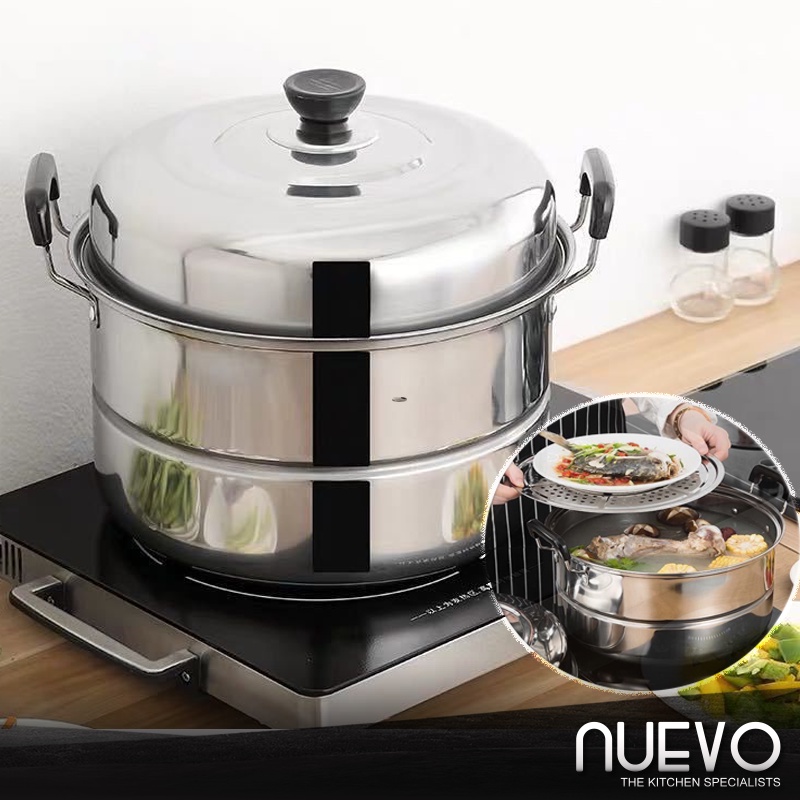 Multi-function Steamer Stainless Steel Steam Pot Pots Cookware Home ...