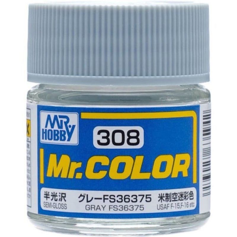 [Mr Hobby] Mr Color lacquer paint (10ml) C308 - Gray/Grey FS36375 ...