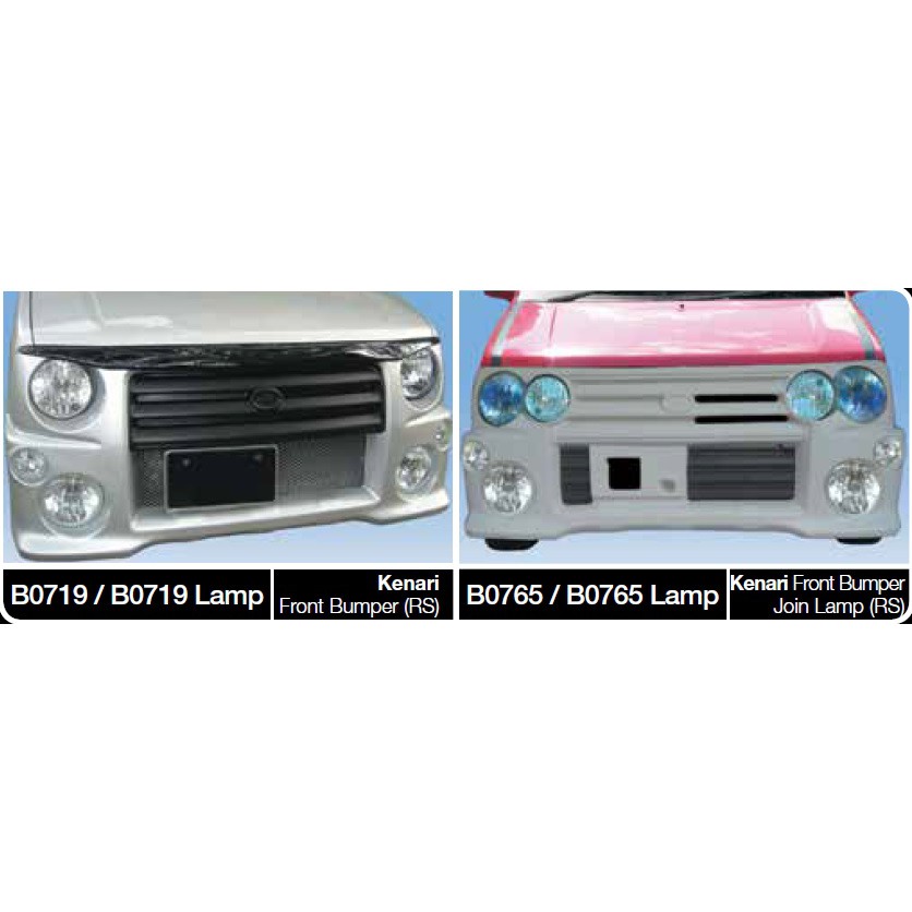 Perodua Kenari RS Front bumper bodykit body kit | Shopee Malaysia