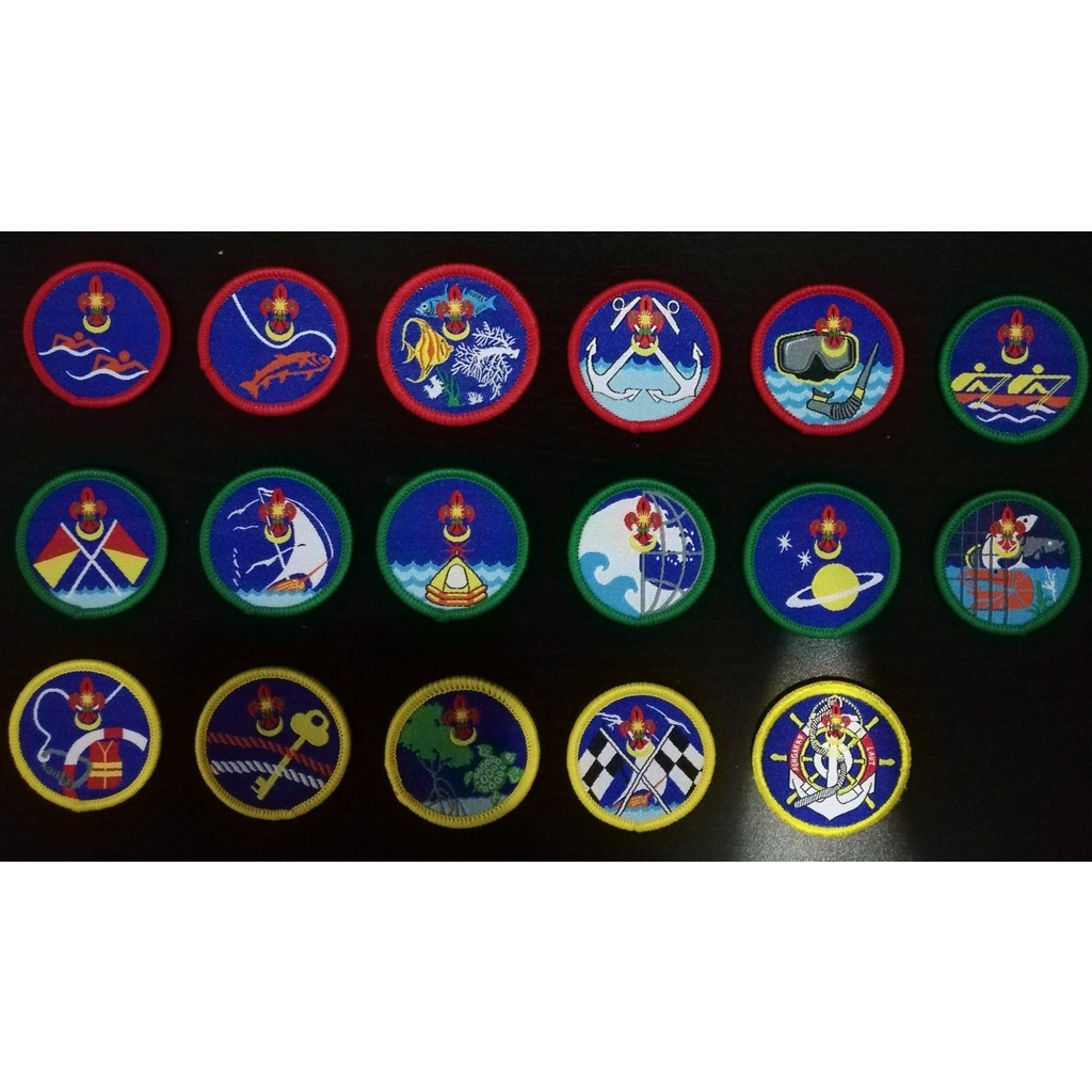 MALAYSIA JUNIOR SEA SCOUT PROFICIENCY BADGES 17PCS | Shopee Malaysia