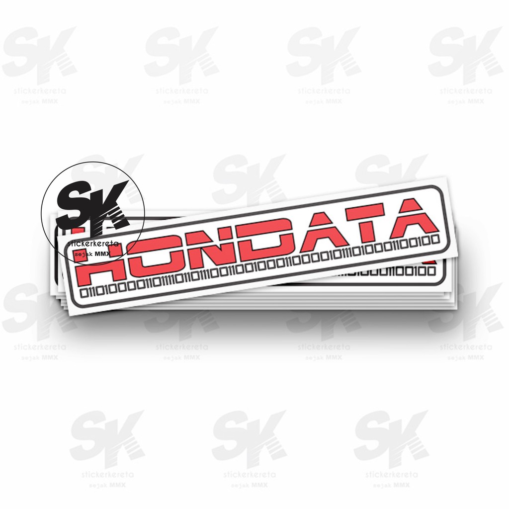 Hondata Logo Waterproof Printed Glossy Laminated Car Sticker Vinyl | Shopee Malaysia