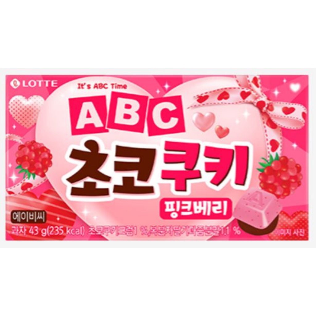 [Lotte] ABC Choco Cookie 4 Options Korean Snack ( Original, Cookie ...