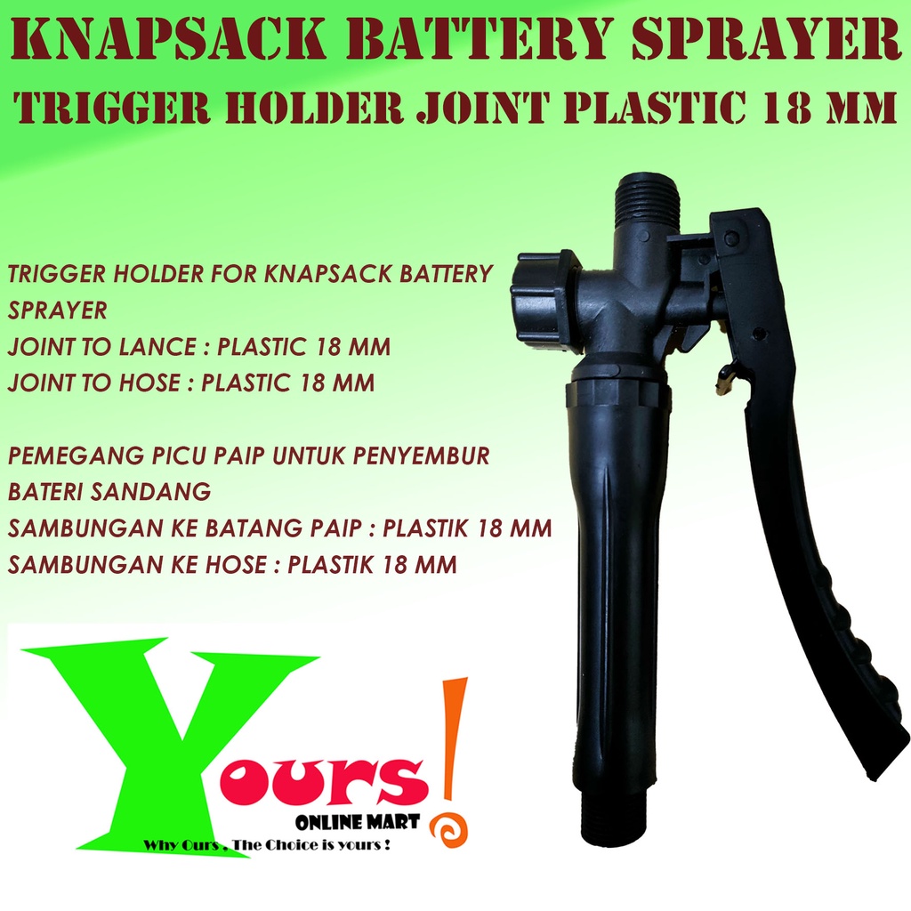 TRIGGER HOLDER FOR KNAPSACK BATTTERY SPRAYER \ PEMEGANG PICU UNTUK ...