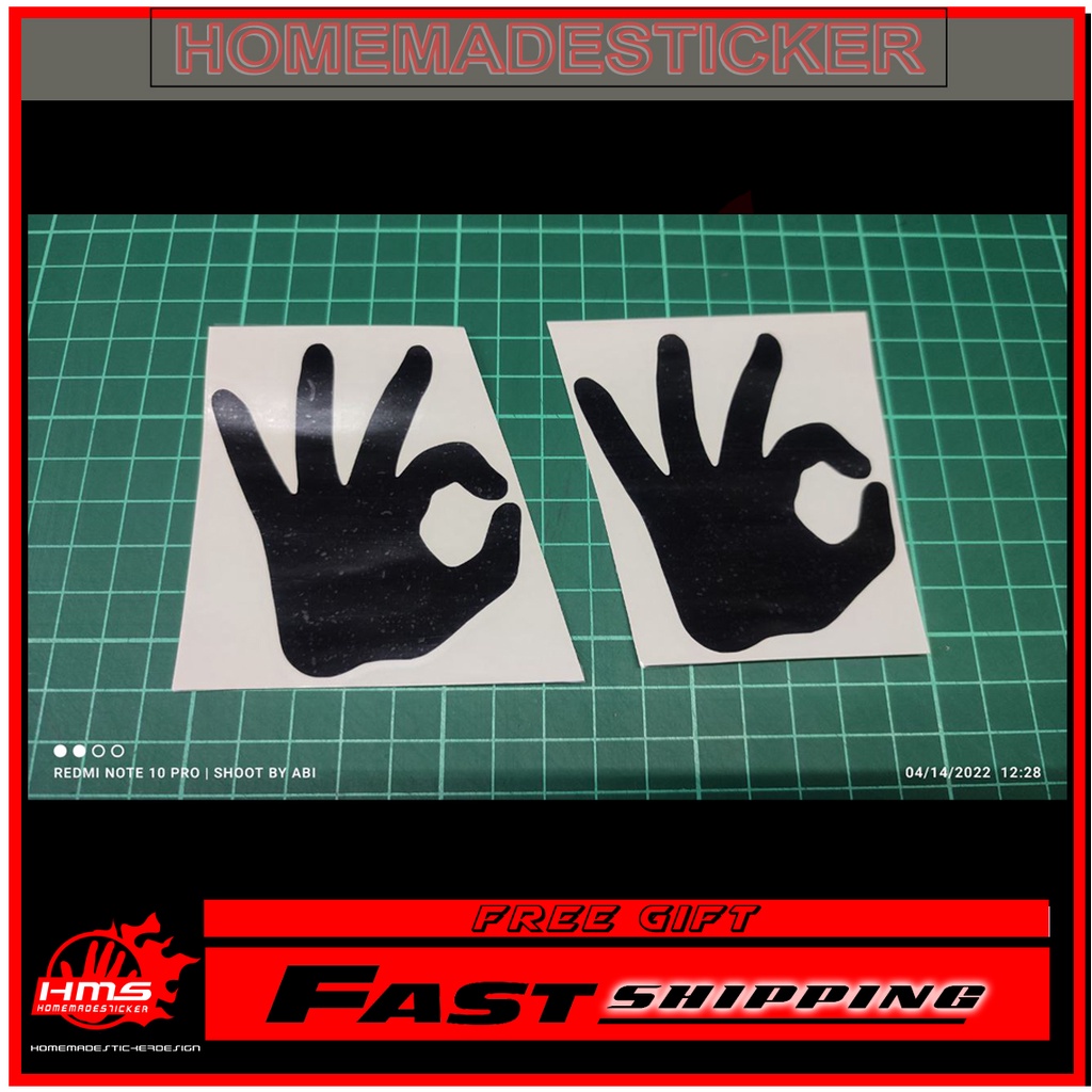 STICKER SIGN OK 1 PCS | Shopee Malaysia