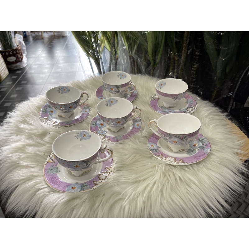 🔥READY STOK🔥Set Cawan Bunga Dan set Moden cup | Shopee Malaysia