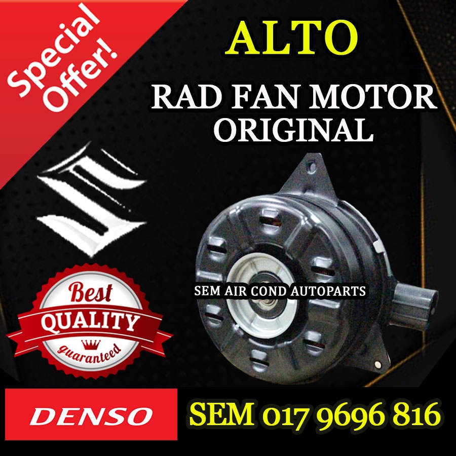 SUZUKI ALTO ORIGINAL DENSO ND RAD/ RADIATOR FAN MOTOR (CAR AIRCOND ...