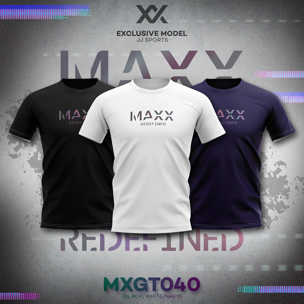 MAXX Graphic Tee MXGT040 (3 COLORS) | Shopee Malaysia
