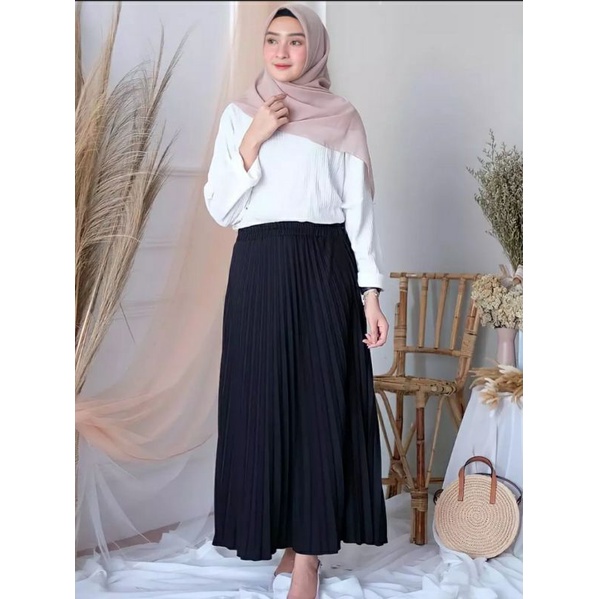 Plisket Skirt / Skirt / Premium Plisket Skirt / Long Plisket Skirt ...