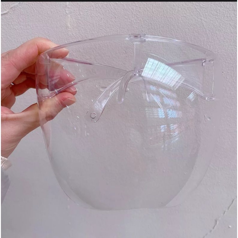 HD Transparent Face Shield Kids Acrylic Full Face Shield Visor Fiber ...