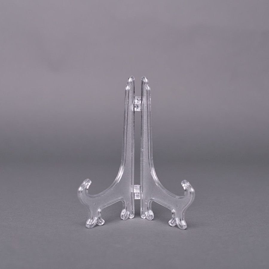 Portable Black And Transparent Plastic Display Stand for Picture ...