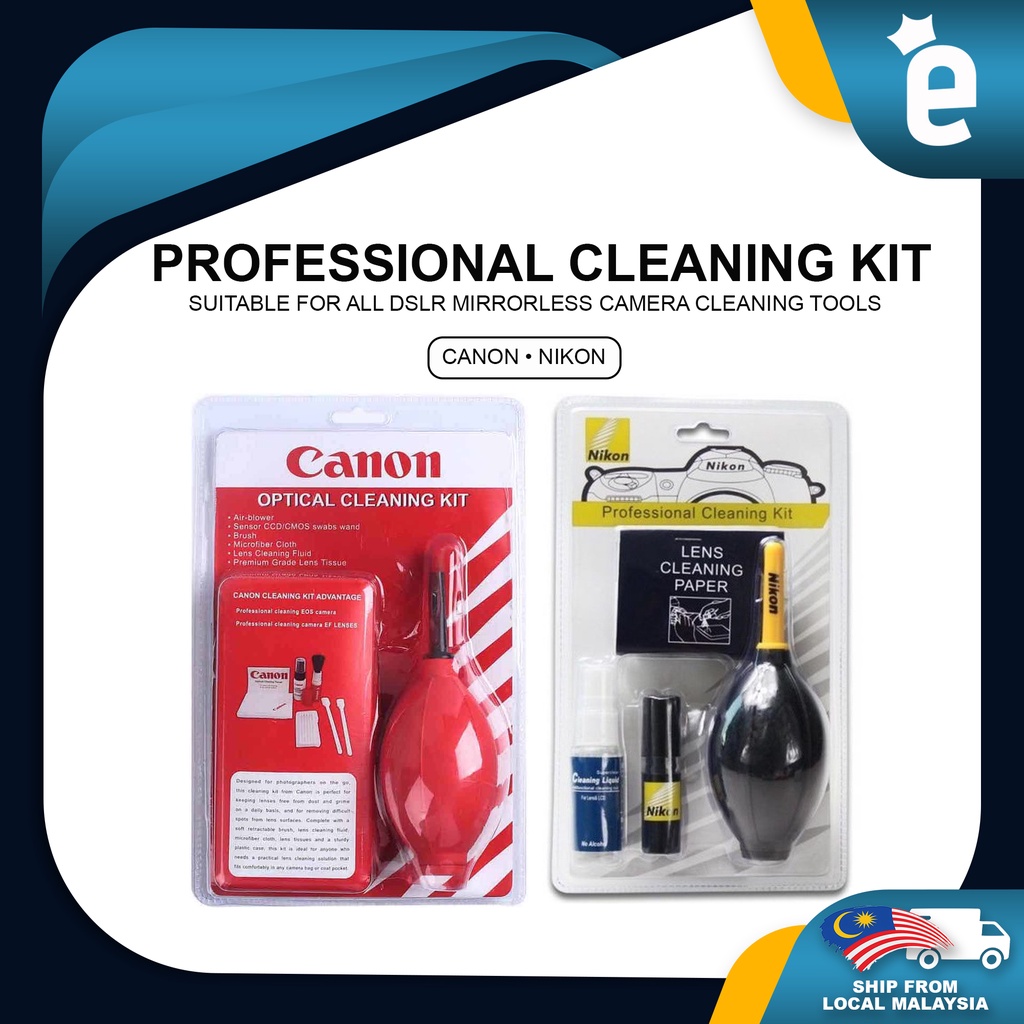 Canon Nikon 7 IN 1 CLEANING KIT FOR ALL TYPE OF LENS AND GLASSES ...
