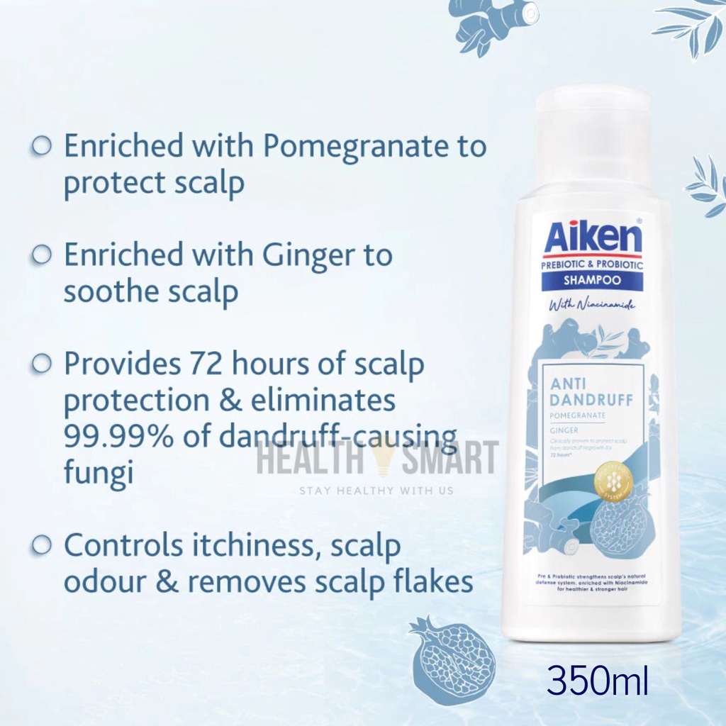 AIKEN Shampoo / Aiken Prebiotic & Probiotic Shampoo - Anti Dandruff ...