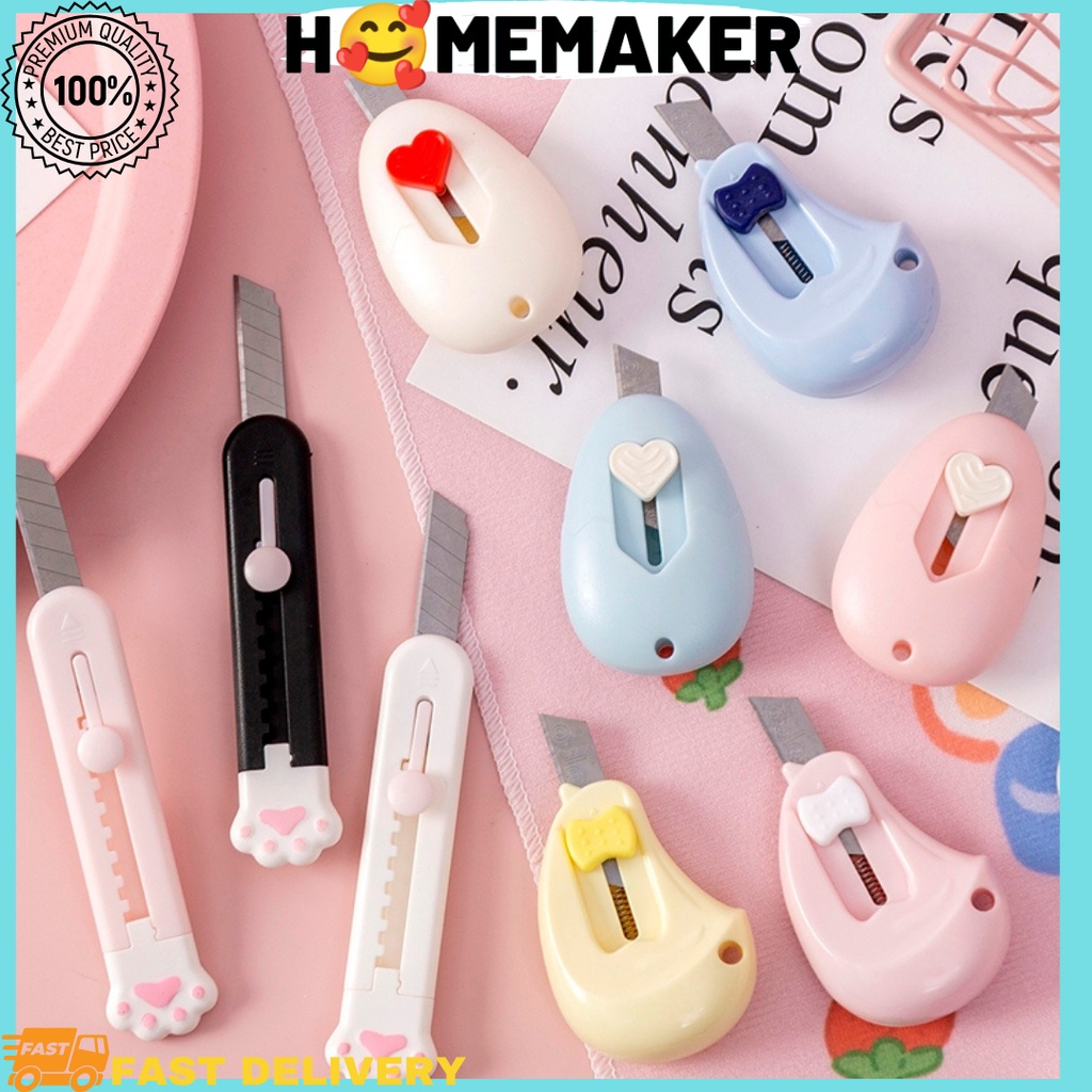 【DODO+】Mini Portable Utility Blade Knife Small Cute Stationery | Shopee ...