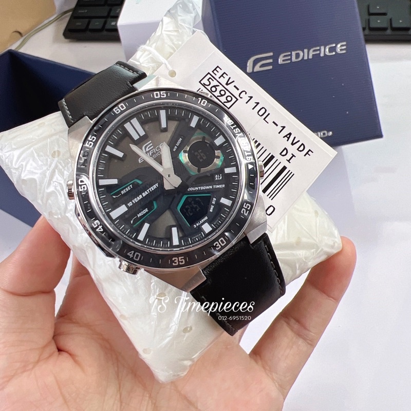 CASIO EDIFICE Men Watches EFV-C110L-1A / EFV-C110D-1A4 / EFV-C110D-2A ...