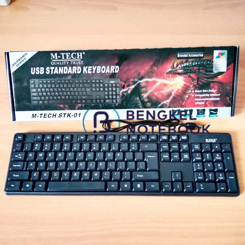 Mtech STK-01 M-Tech USB PC Keyboard | Shopee Malaysia