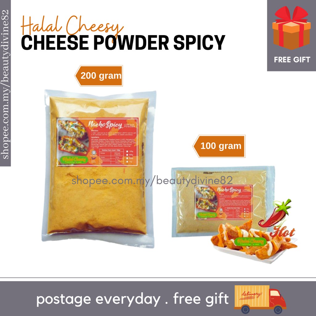 HALAL SPICY NACHOS 200gm | CHEESE POWDER PEDAS🌶🌶 | Shopee Malaysia