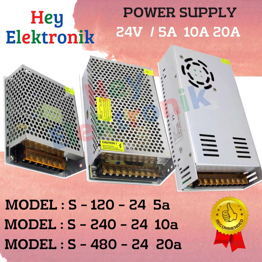 Power Supply DC 24V 5A 10A 20A 30A 40A | Shopee Malaysia