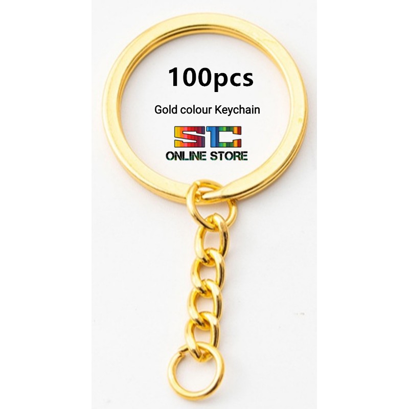 20/100PCS DIY Key Rings Key Holder Key Chain, Jump Ring, Screw Eye DIY ...