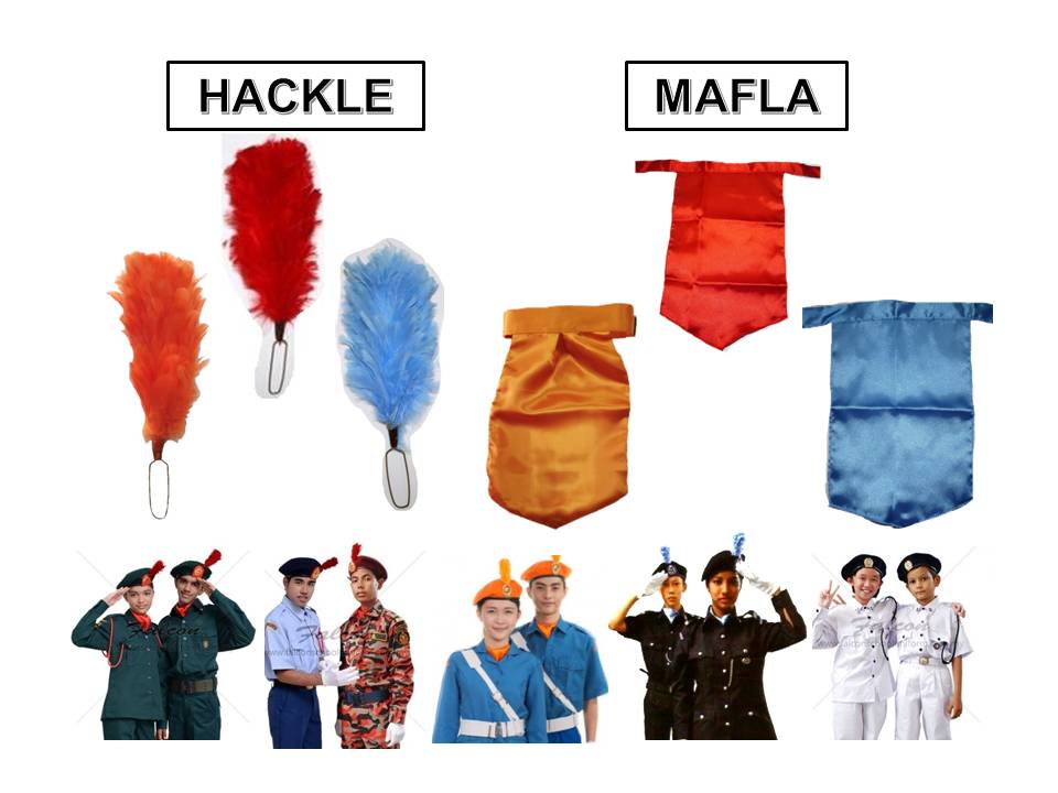 MAFLA | MUFFLER | HACKLE | JAMBUL | BULU TOPI (kawad kadet persatuan ...