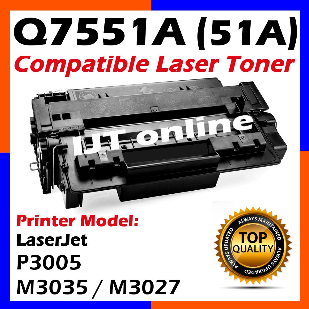 Compatible to HP Q7551A 51A Q 7551A LaserJet P3005 P3005d P3005dn ...
