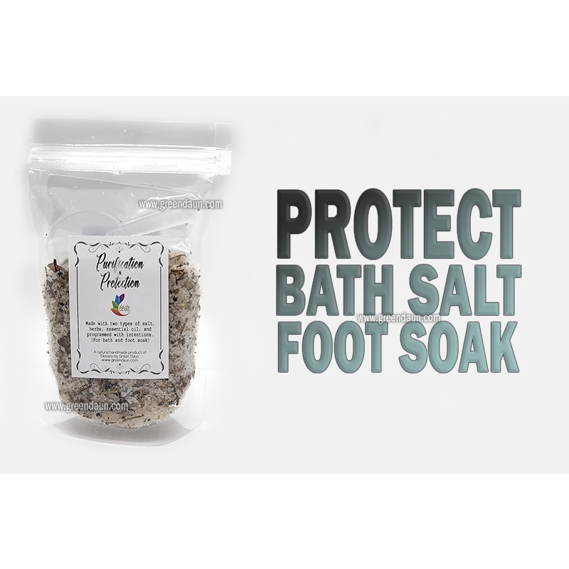 Bath Salt Protection Purification Foot Soak Cleansing Purifying Protect ...