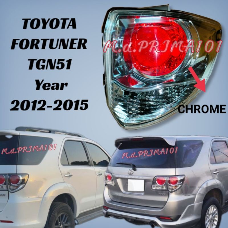 TOYOTA FORTUNER TGN51 12'-15' TAIL LAMP REAR LIGHT | Shopee Malaysia