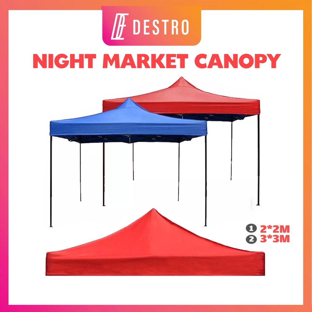 Destro Night Market Canopy Camping Tent 3x3m Payung Niaga Canopy Lipat ...