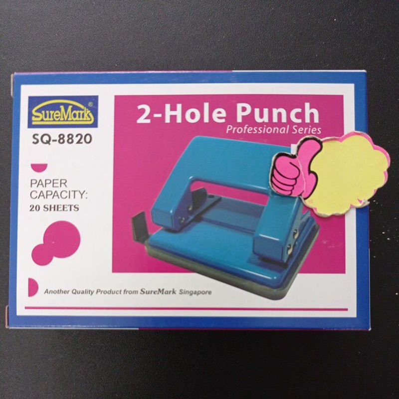 SUREMARK 2 HOLE PUNCH/ PENUMBUK LUBANG KERTAS | Shopee Malaysia