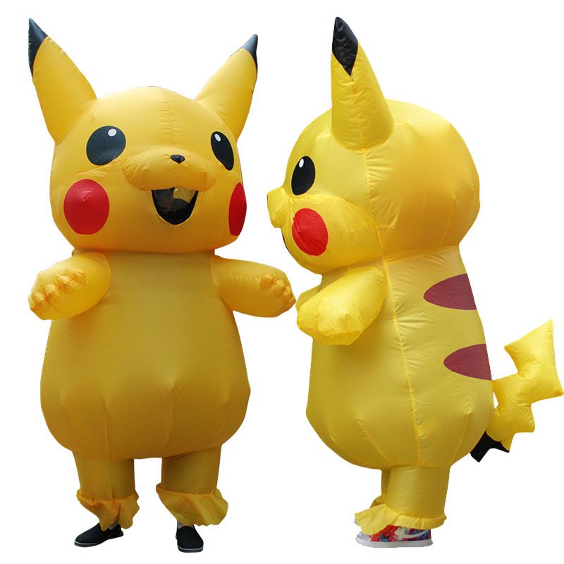 Pikachu Pokemon Inflatable Costume Kids Suit Party Cosplay Dress Outfit ...