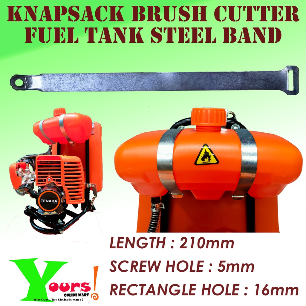 KNAPSACK BRUSH CUTTER STEEL BAND \ PENGIKAT BESI TANGKI MINYAK MESIN ...
