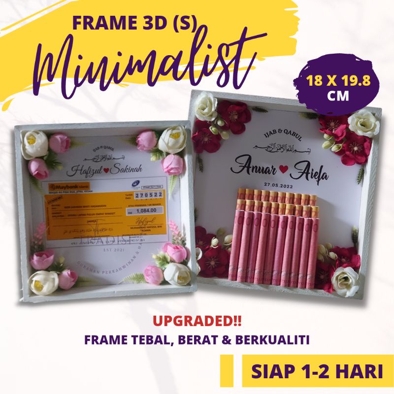 💕READY STOCK💕Gubahan Mas Kahwin Minimalist design | Gubahan Duit ...