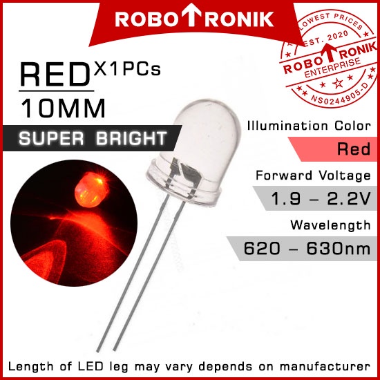 LED 3mm 5mm 10mm Diffused / Clear [Red Green Yellow Blue Orange Purple] Arduino UNO Breadboard ...