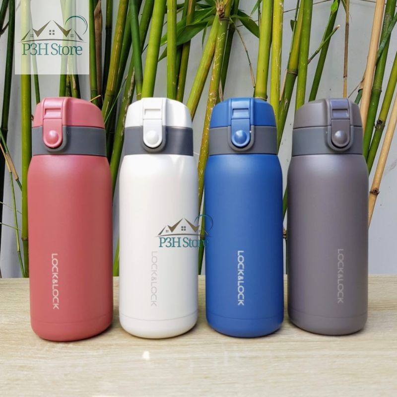 Lock&lock 370ml thermos with hanging strap Chubby Tumbler / Schoolfit ...