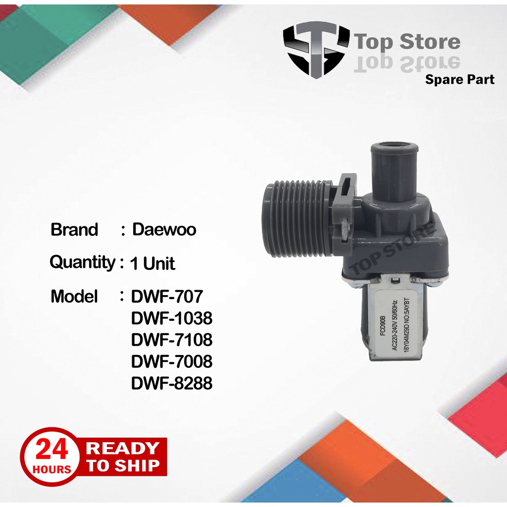 Daewoo Washing Machine Water Inlet Valve DWF-707 DWF-1038 DWF-7108 DWF-7008 DWF-8288 | Shopee ...