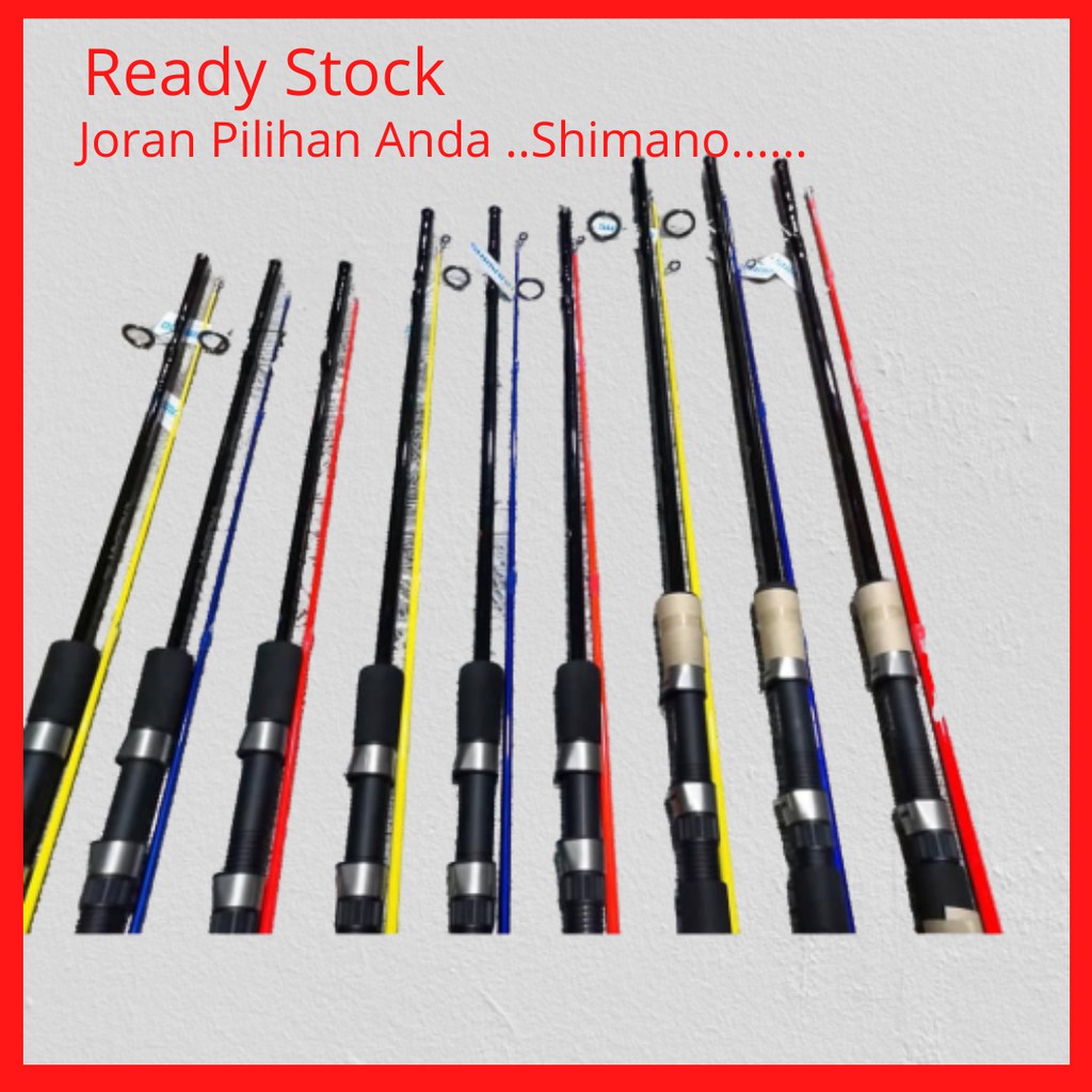 NEW SHIMANO CRUZAR Solid Spinning Fishing Rod Joran Pancing Pantai Laut ...