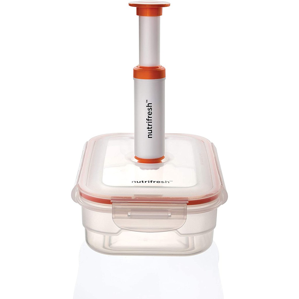 Nutrifresh to Go - Plastic Food Storage Container with Vacuum Airtight ...