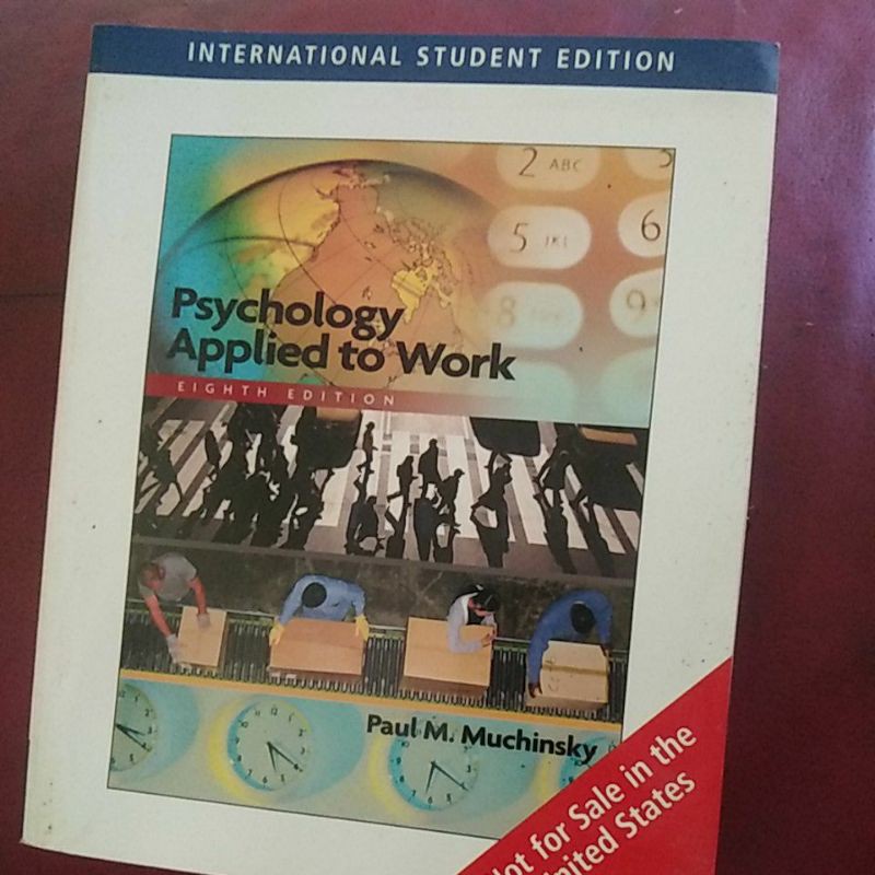 Buku Terpakai Buku rujukan Psychology Applied to Work | Shopee Malaysia