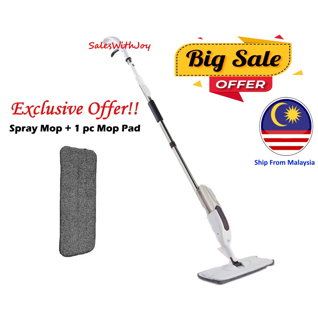 【SalesWithJoy】 Easy Spray Mop Spray Floor Mop Lantai Household ...