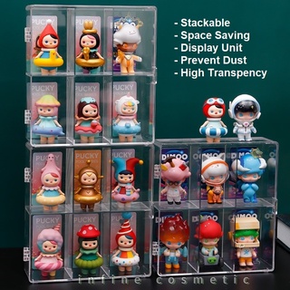 Doll Toy Pop Mart Display Box Rack Box Storage Transparent Dustproof ...