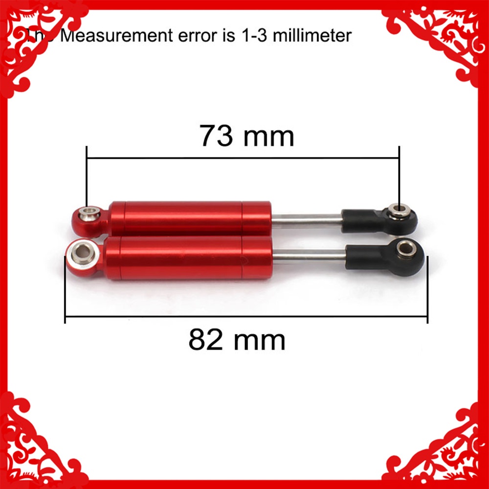 82mm Scale Shock Absorber Damper Internal Spring Oil Filled For Rc Car ...