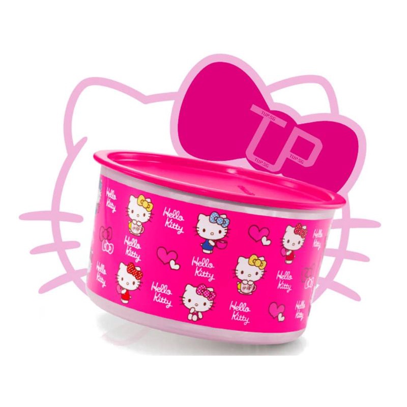 2.0L Tupperware Hello Kitty One Touch Topper Large | Shopee Malaysia