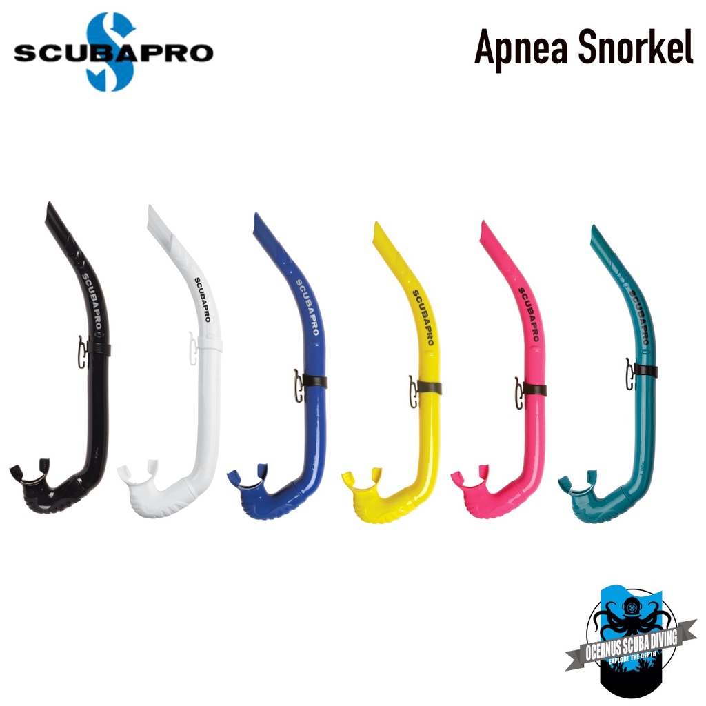 SCUBAPRO Apnea Snorkel,Free Diving Snorkel,Scuba Diving Snorkel ...